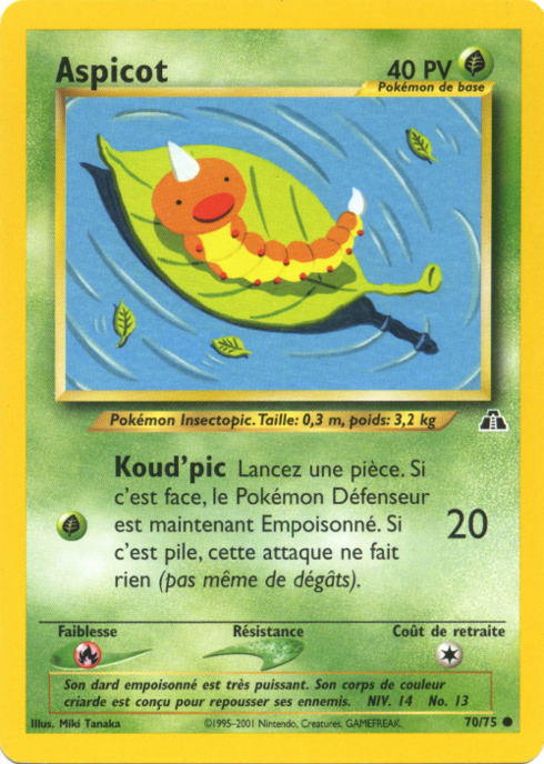 Aspicot (Neo Discovery 70) — Poképédia