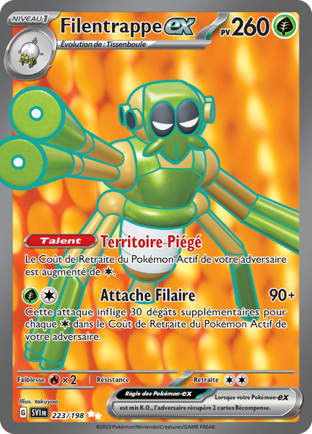 Filentrappe-ex (Écarlate et Violet 223) — Poképédia