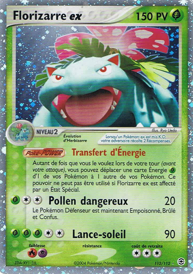 Florizarre ex (EX Rouge Feu & Vert Feuille 112) — Poképédia