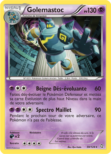 Golemastoc (Noir & Blanc Dragons Exaltés 59) — Poképédia