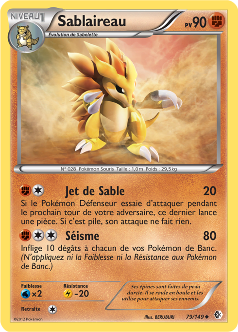 Sablaireau (Noir & Blanc Frontières Franchies 79) — Poképédia