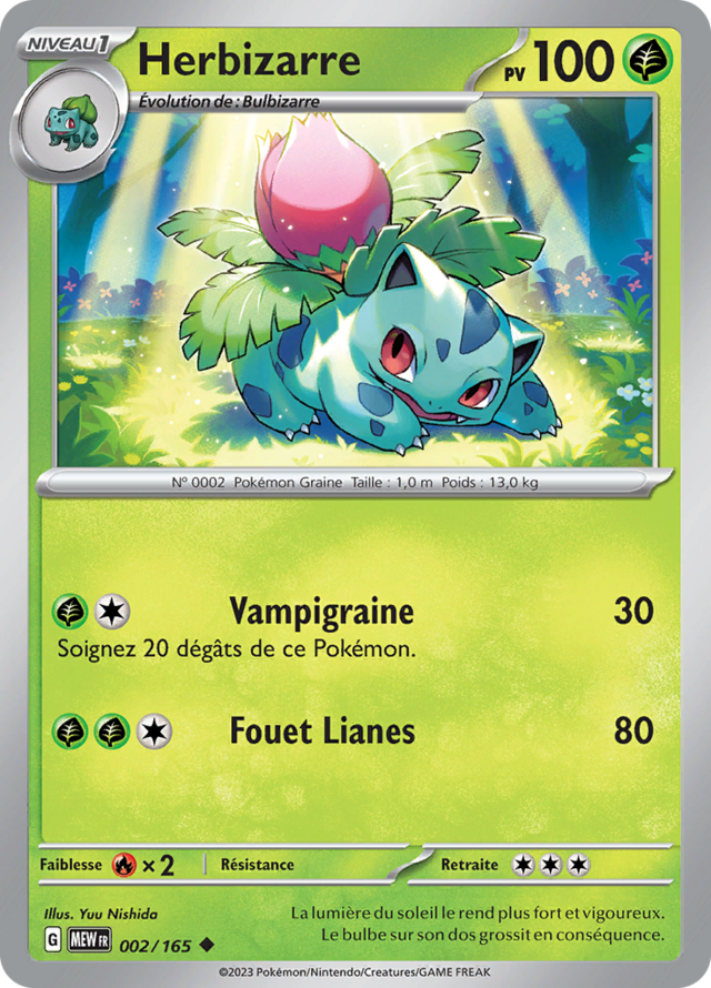 Herbizarre (Écarlate et Violet 151 002) — Poképédia