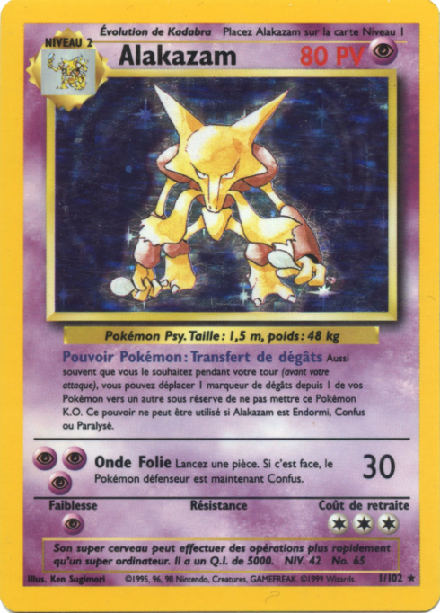 Alakazam (Set de Base 1) — Poképédia
