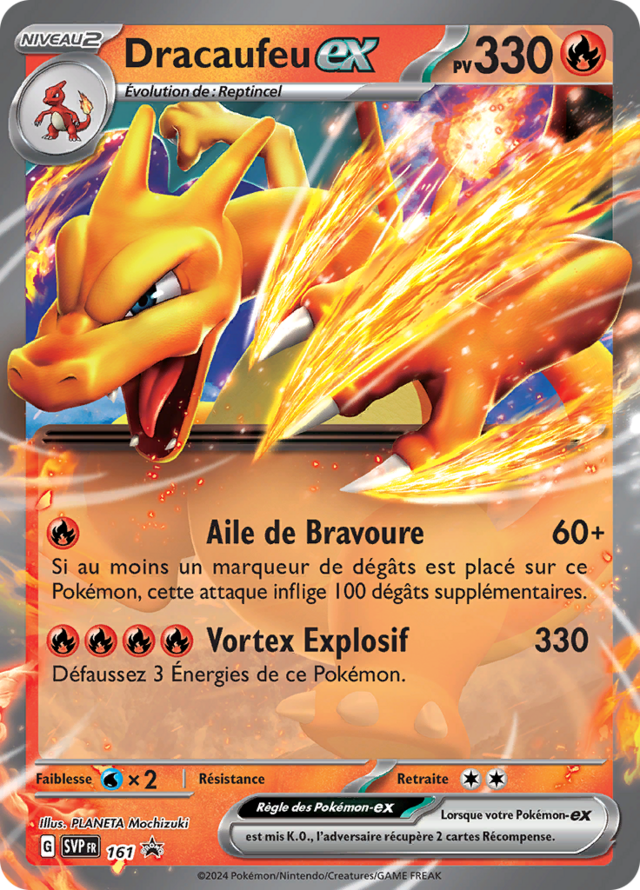 Dracaufeu-ex (Promo SV 161) — Poképédia