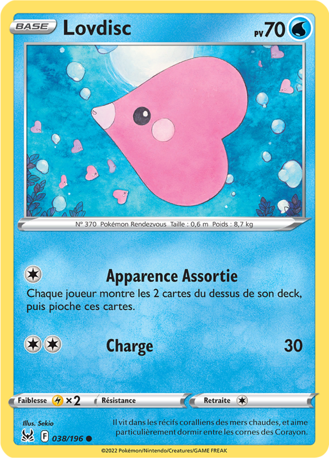 Lovdisc (Épée et Bouclier Origine Perdue 038) — Poképédia