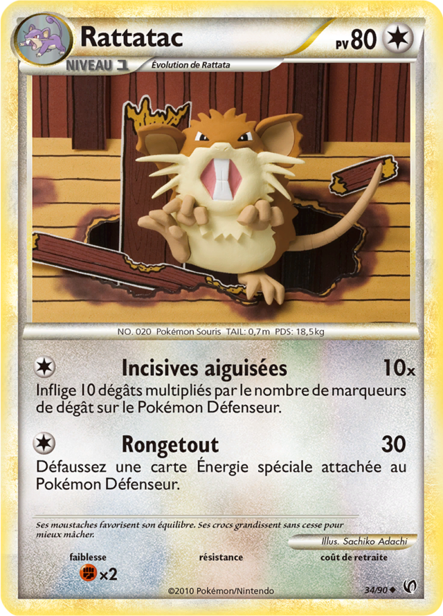 Rattatac (HS Indomptable 34) — Poképédia