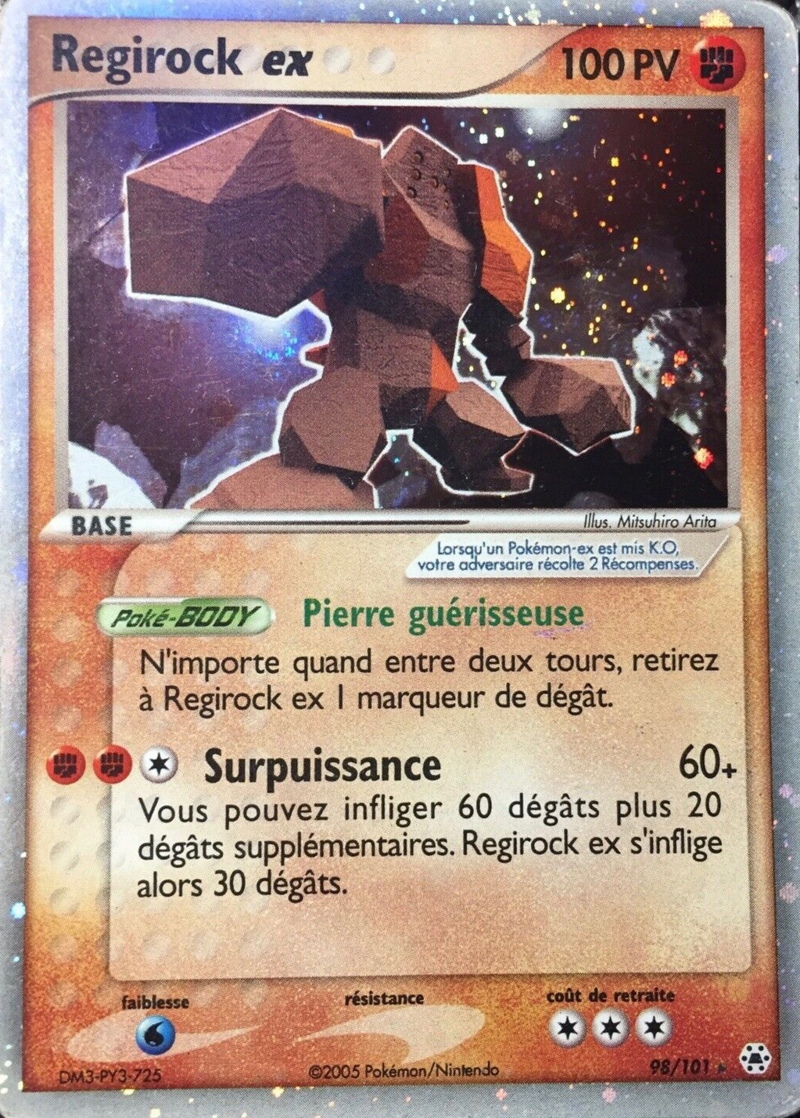 Regirock ex (EX Légendes Oubliées 98) — Poképédia
