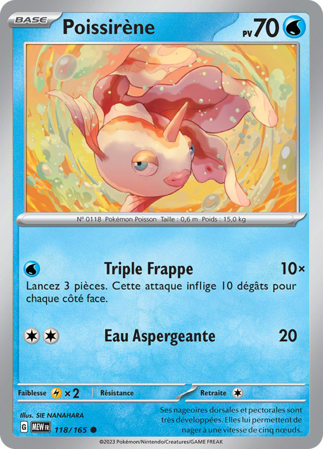 Poissirène (Écarlate et Violet 151 118) — Poképédia