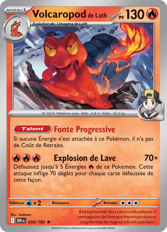 Volcaropod de Luth (Écarlate et Violet Rivalités Destinées 036) — Poképédia