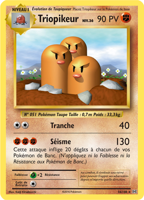 Triopikeur (XY Évolutions 56) — Poképédia
