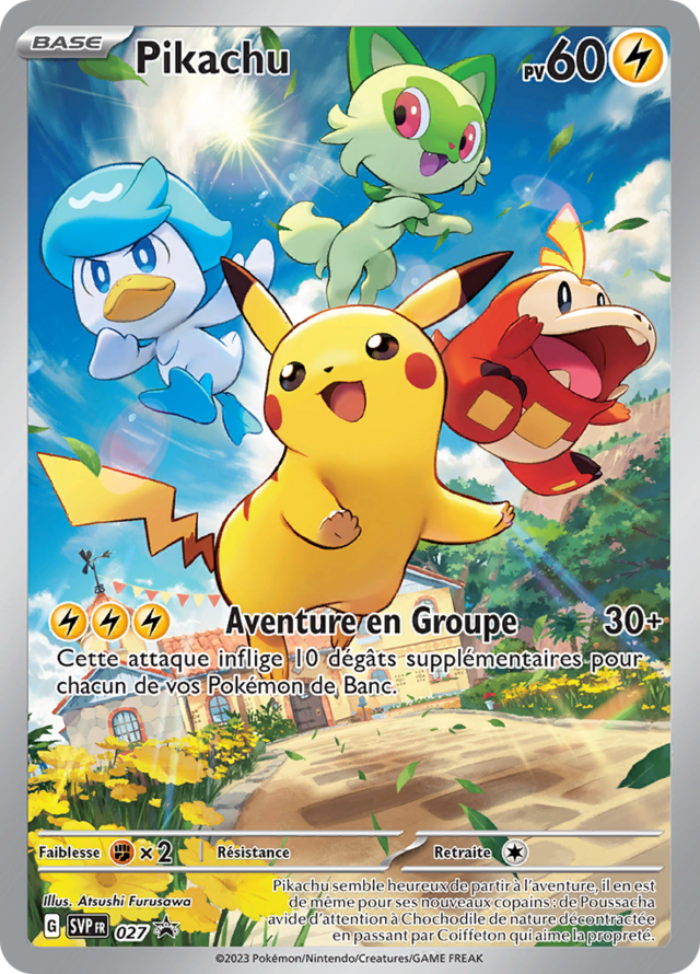 Pikachu (Promo SV 027) — Poképédia