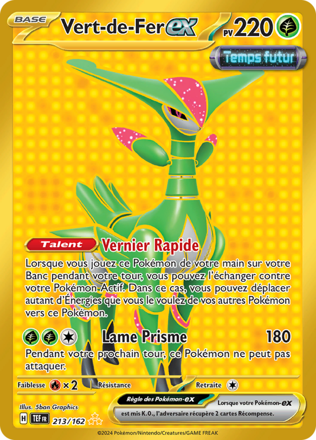 Vert-de-Fer-ex (Écarlate et Violet Forces Temporelles 213) — Poképédia