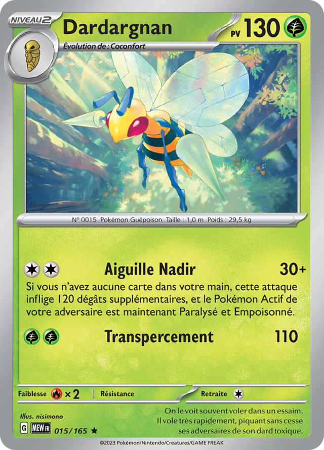 Dardargnan (Écarlate et Violet 151 015) — Poképédia