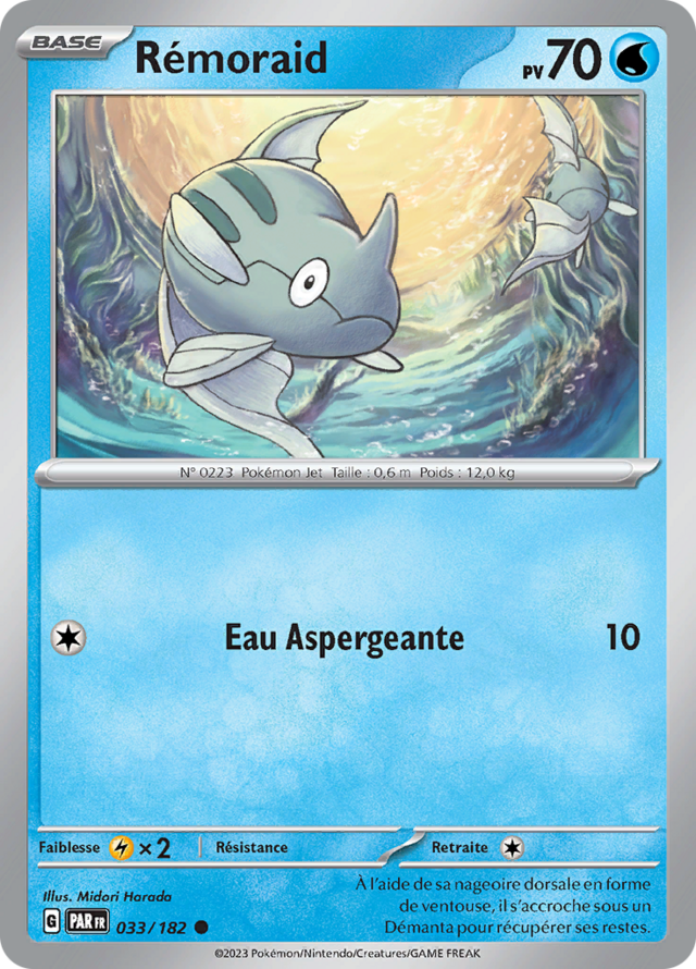 Rémoraid (Écarlate et Violet Faille Paradoxe 033) — Poképédia