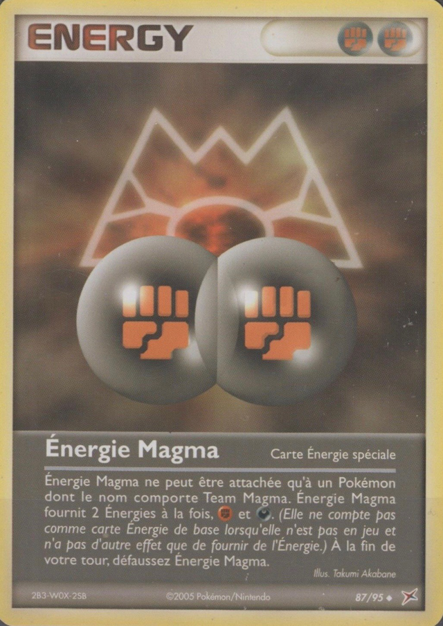 Énergie Magma (EX Team Magma VS Team Aqua 87) — Poképédia